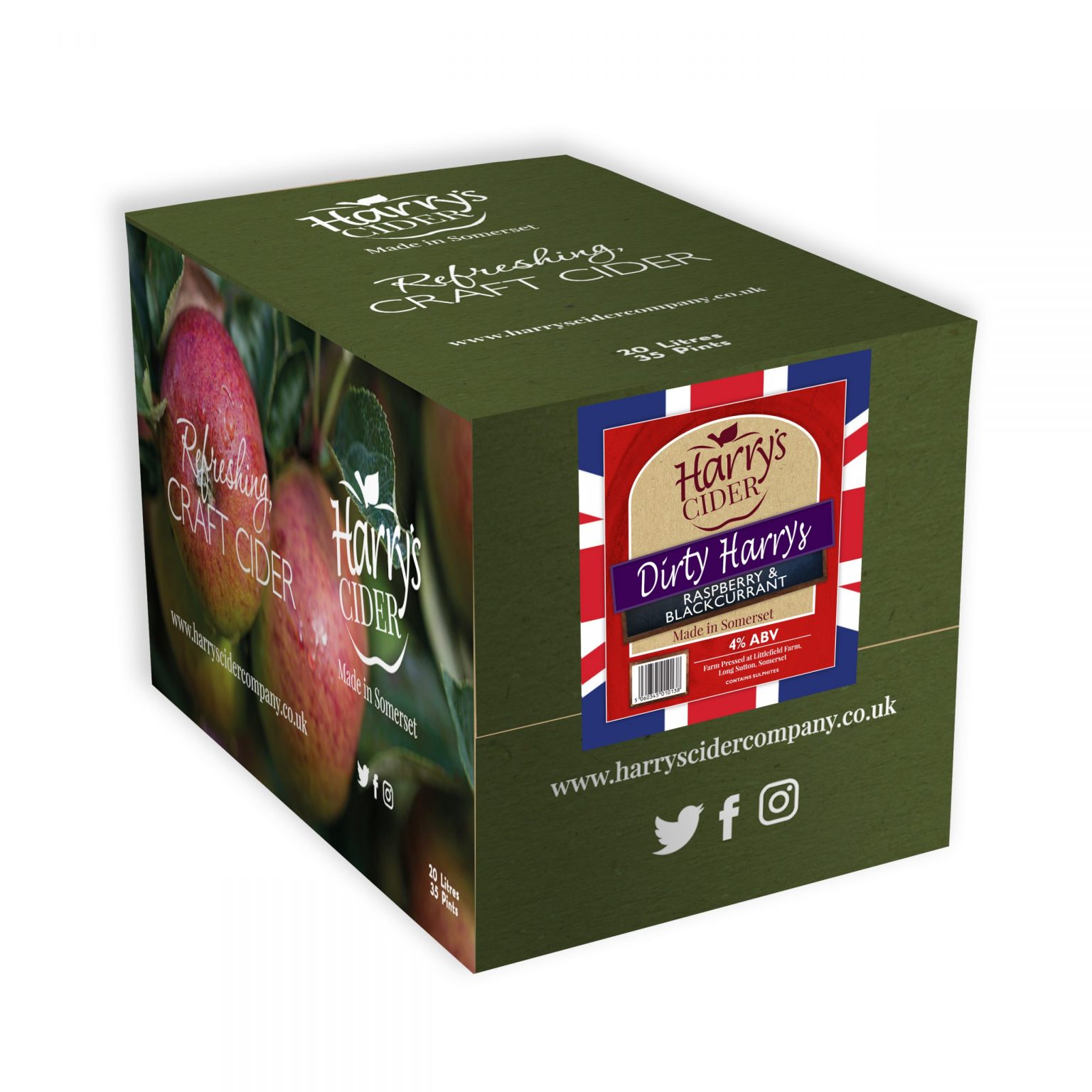 Harry's Draught Cider - Bag in Box - Traditional Farmhouse and Fruit