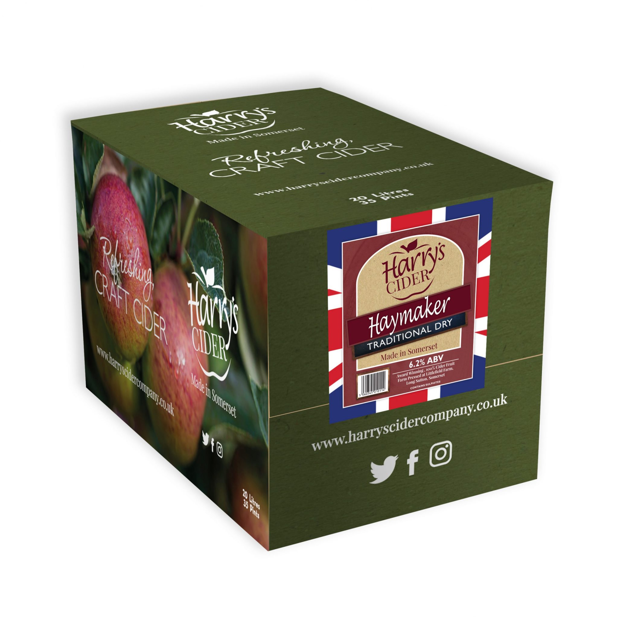 Harry's Draught Cider - Bag in Box - Traditional Farmhouse and Fruit