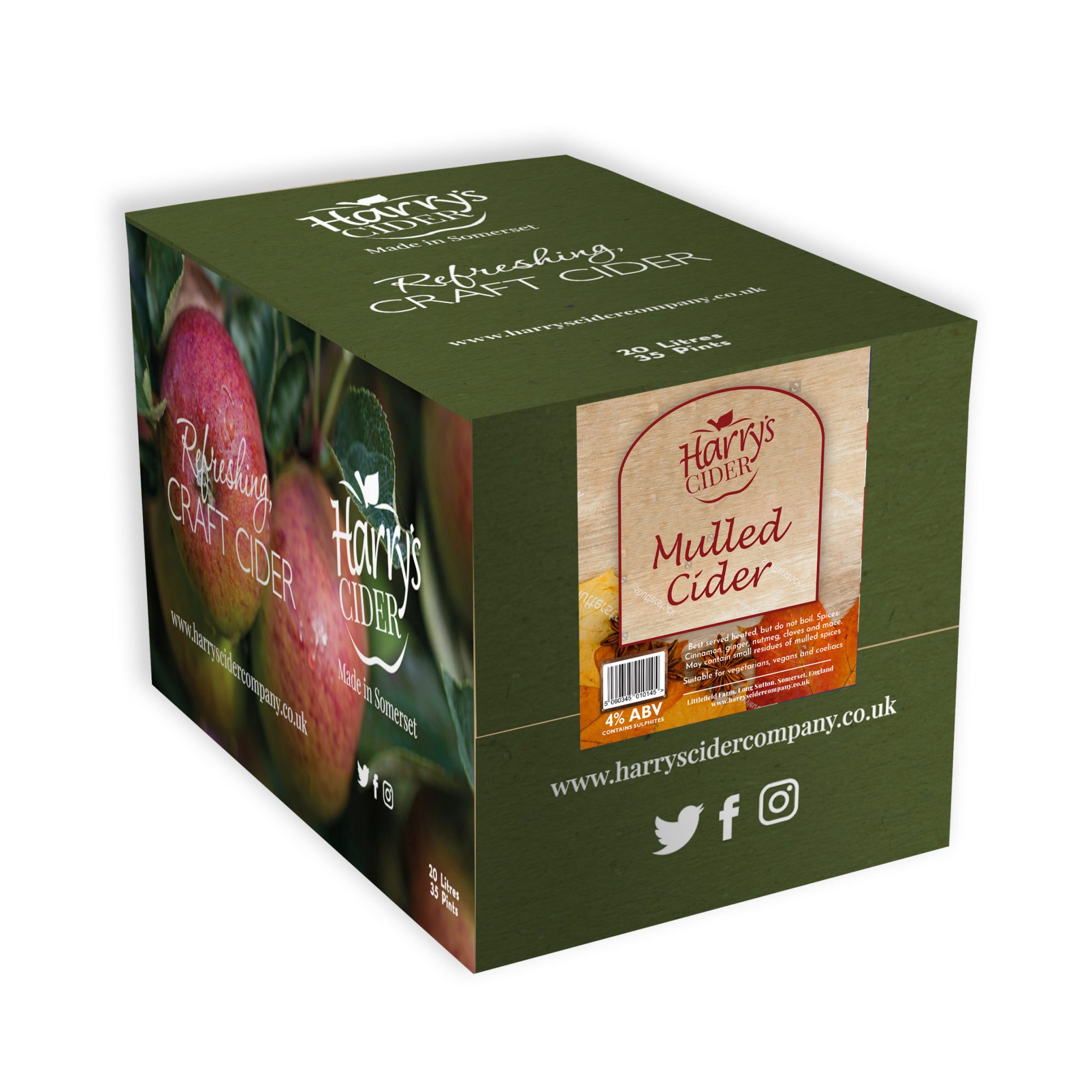 Harry's Draught Cider - Bag in Box - Traditional Farmhouse and Fruit