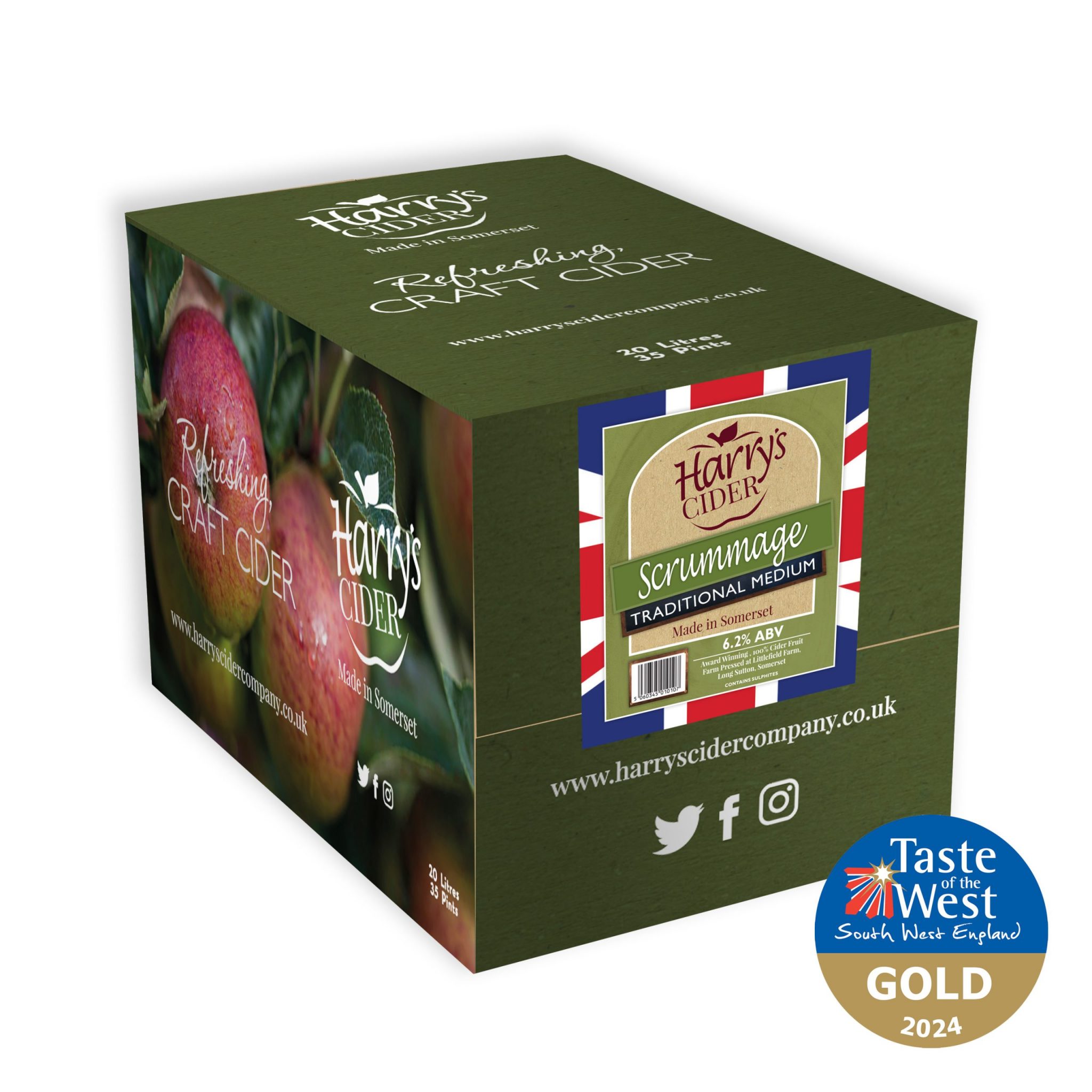 Harry's Draught Cider - Bag in Box - Traditional Farmhouse and Fruit